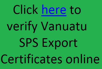 Vanuatu Single Window Portal